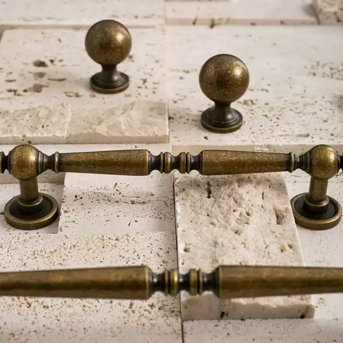 Aged Brass Cabinet Pulls