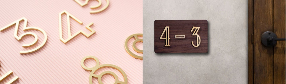 Decorative Front Door Letters and Numbers – The Boutique Handle Co