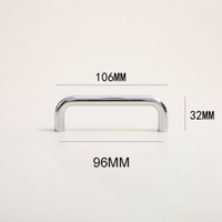 Minimalist Polished Chrome Handles | Chrome Home Decor Accessories ...