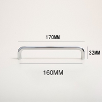 Minimalist Polished Chrome Handles | Chrome Home Decor Accessories ...