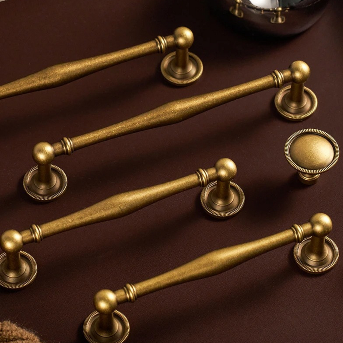 Brass Cabinet Hardware | Kitchen Cabinet Handles | Antique Brass – The ...