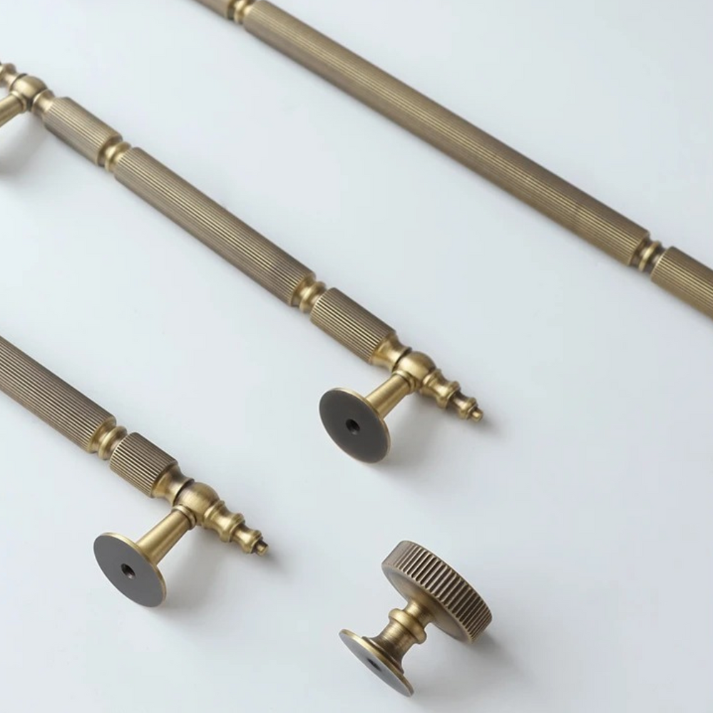 Hammered Brass Cabinet Pull Handles | The Boutique Handle Co | The ...