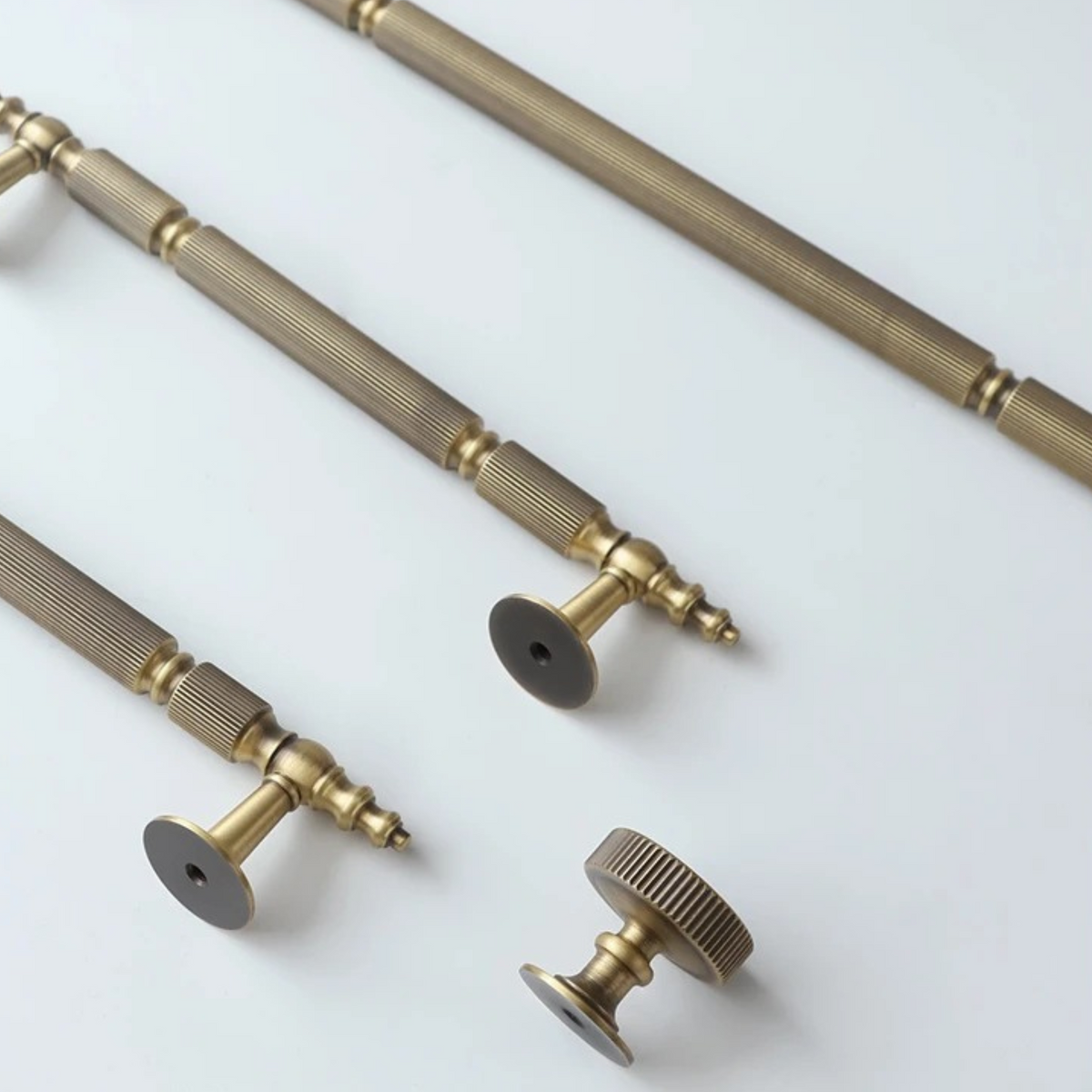 Hammered Brass Cabinet Pull Handles | The Boutique Handle Co | The ...