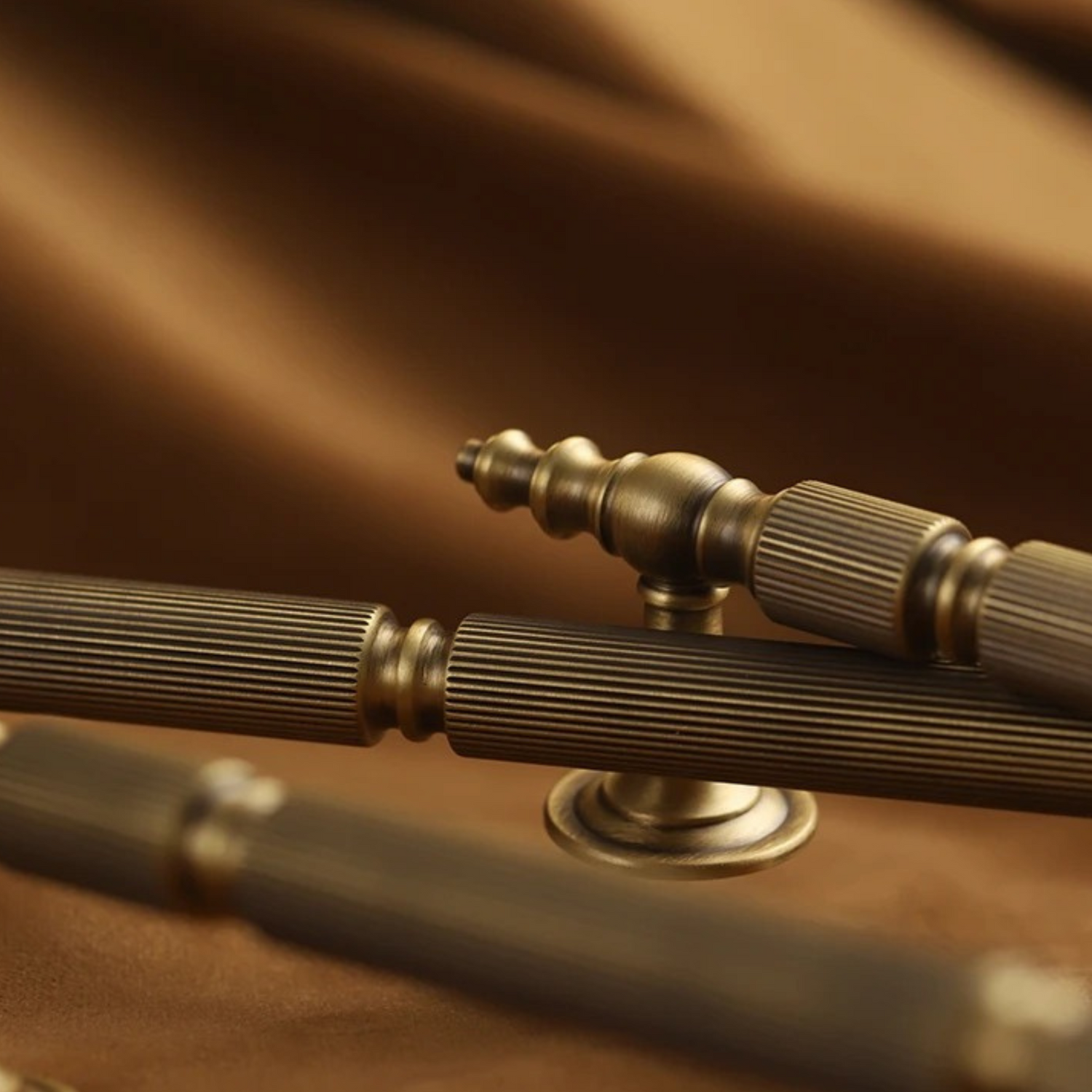 Lined Bronze Pull | Aereus – The Boutique Handle Co
