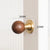 Wood & Brass Drawer Knob | Mid Century Modern | Cabinet Knobs – The ...
