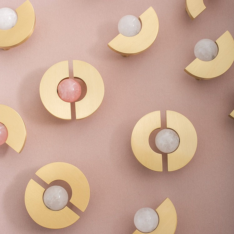 Brass Cabinet Hardware | White Cabinet Handles | Pink Aesthetic – The ...