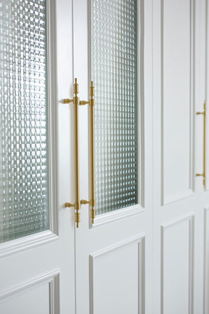 Hammered Brass Cabinet Pull Handles | The Boutique Handle Co