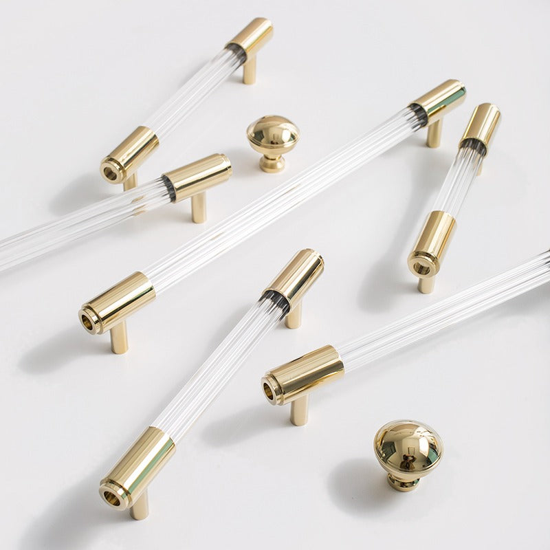 Fluted Acrylic Pull Handles | Coastal Decor Hardware Supply – The ...