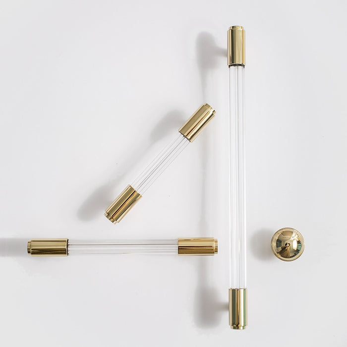 Fluted Acrylic Pull Handles | Coastal Decor Hardware Supply | The ...