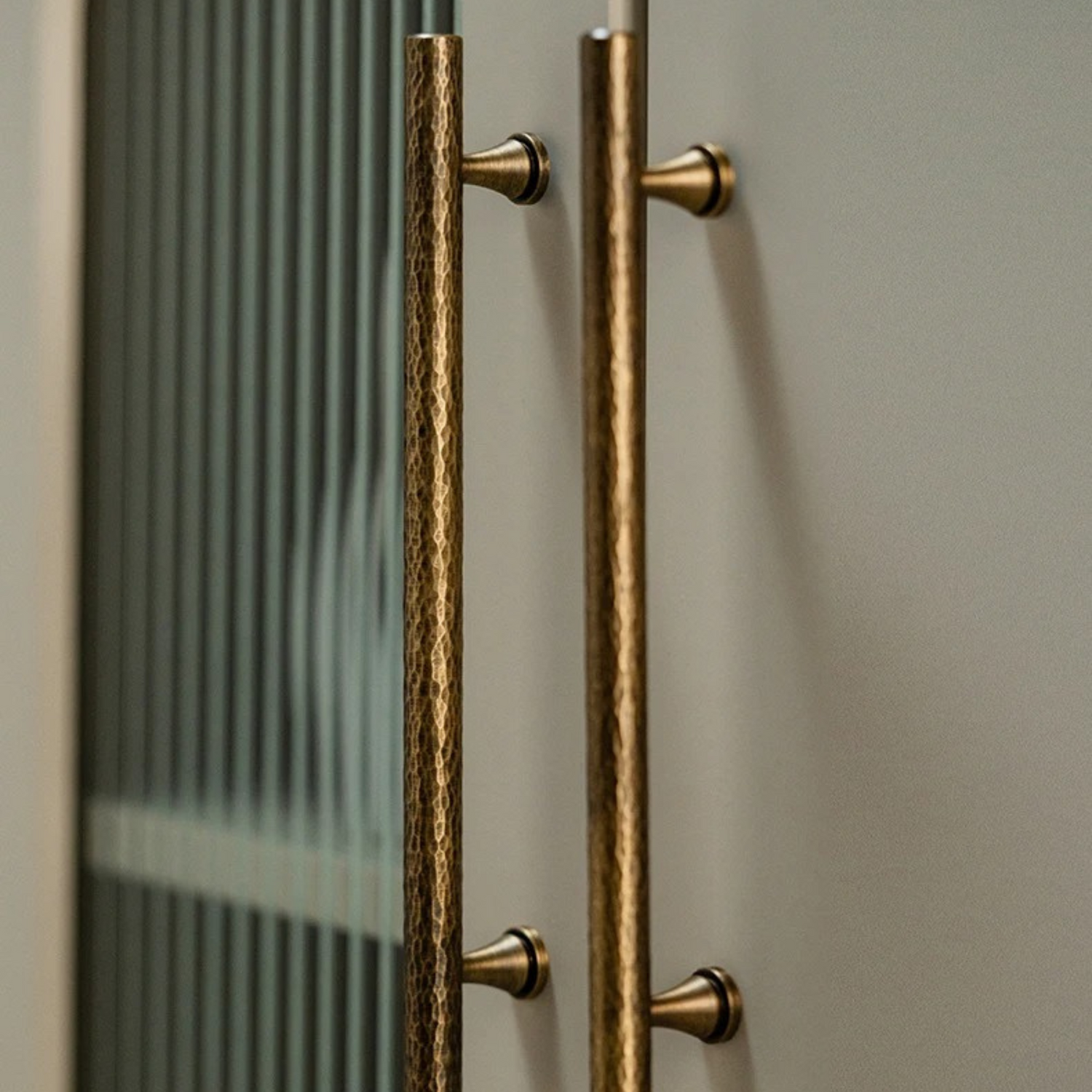 Hammered Brass Cabinet Pull Handles | The Boutique Handle Co | The ...