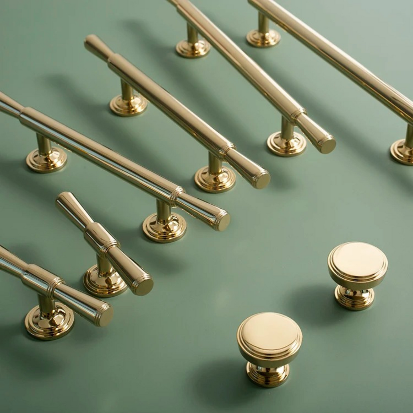Polished Brass | Cabinet Hardware | Cabinet Handles | Kitchen Cabinets ...