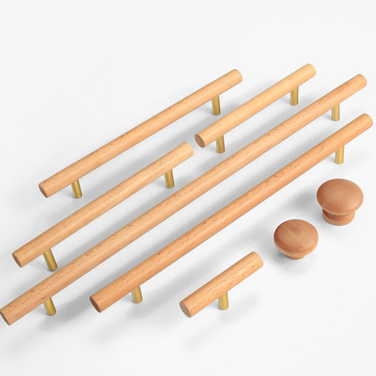 Wood Cabinet Pulls | Brass Cabinet Hardware | Mid Century Modern – The ...