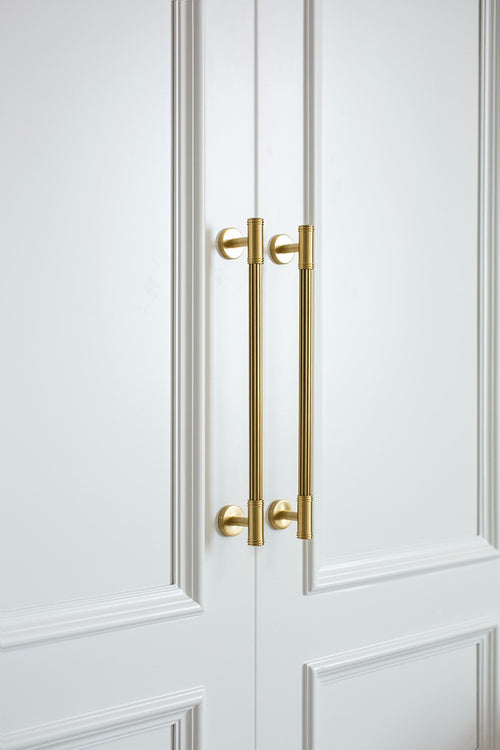 Hammered Brass Cabinet Pull Handles | The Boutique Handle Co