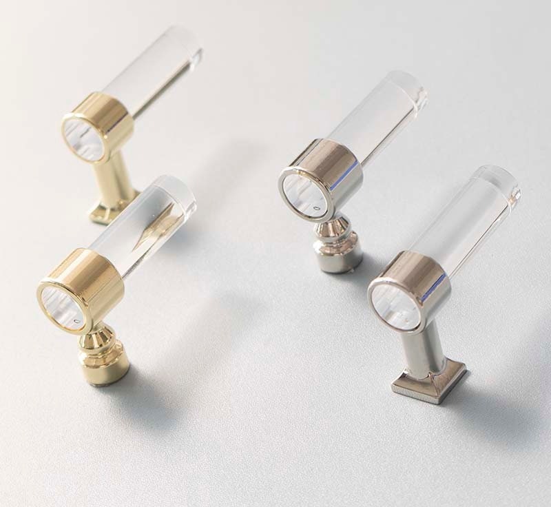 Acrylic Wall Hooks | Luxury Home | Modern Hardware | Polished Chrome ...