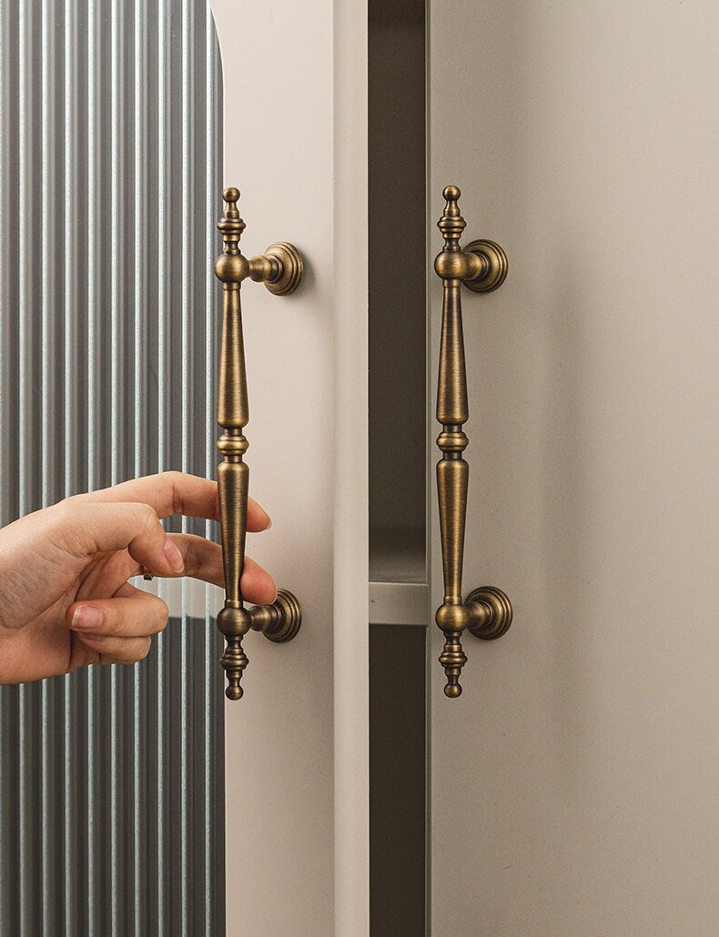 Antique Brass Handles | Kitchen Cabinet Pulls and Knobs | Home Decor ...