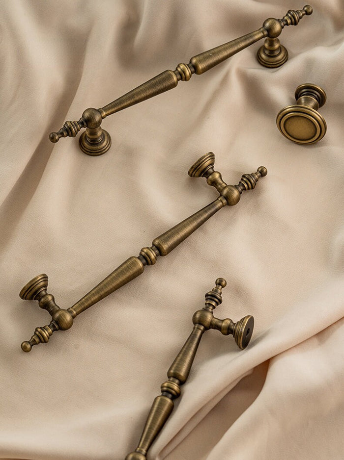 Antique Brass Handles | Kitchen Cabinet Pulls and Knobs | Home Decor ...